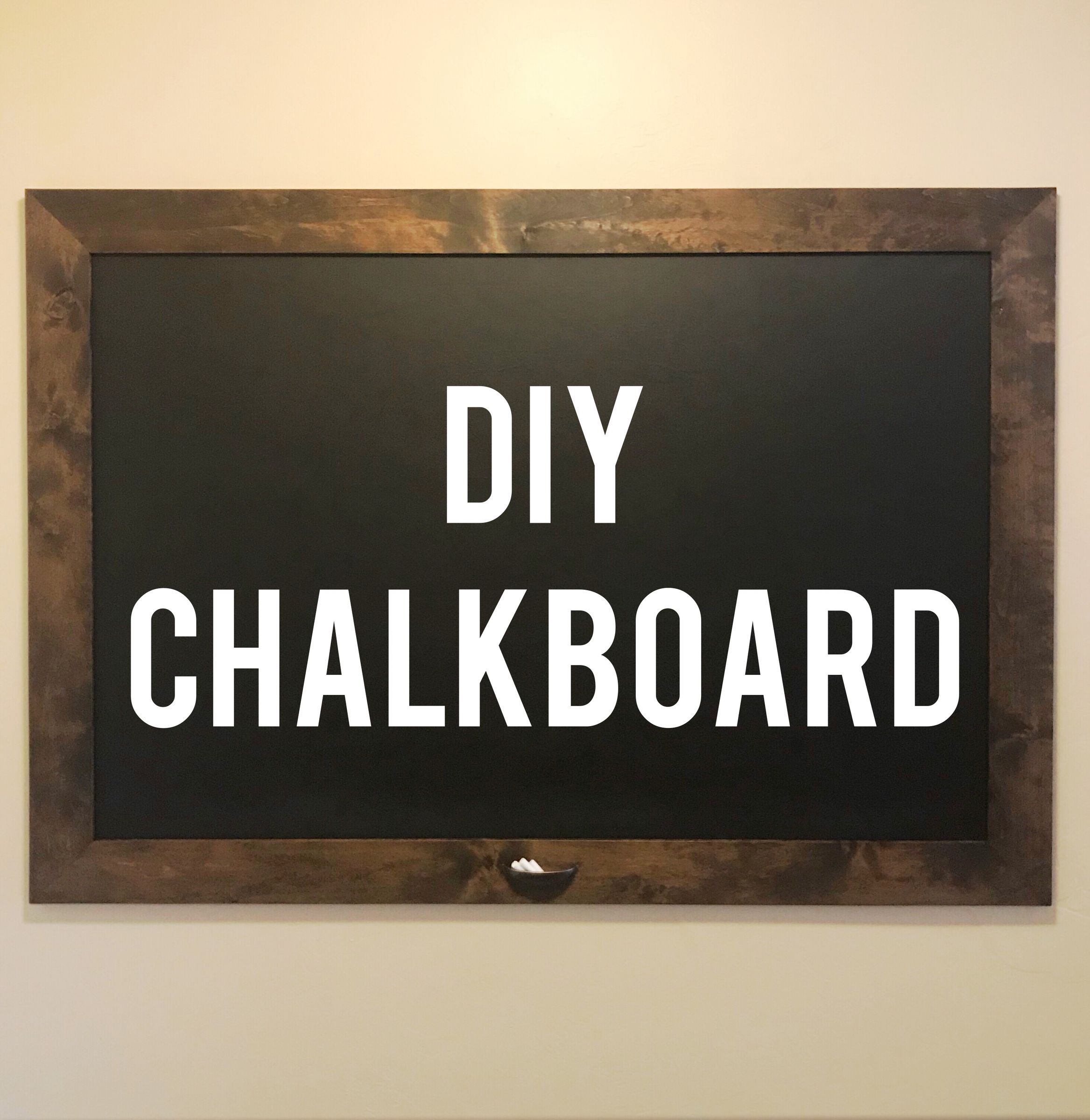 DIY Framed Chalkboard : 15 Steps (with Pictures) - Instructables