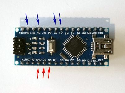Arduino Nano: Ultrasonic Ranger(Ping) Distance I2C 2 X 16 LCD Display ...