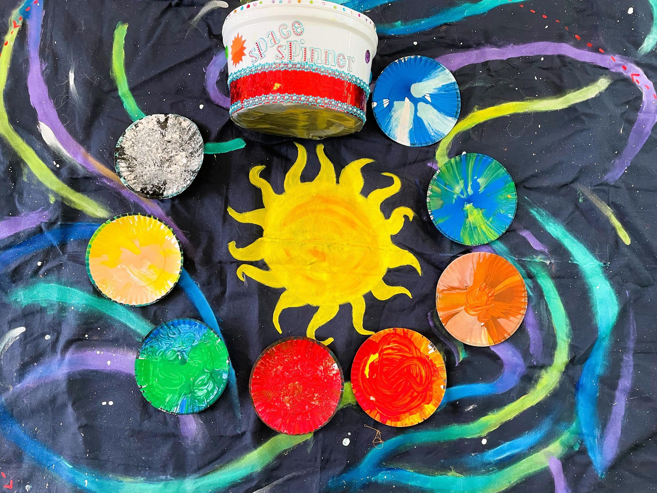 SPACE SPINNER- Planet Creator and Knowledge Generator! : 5 Steps (with ...