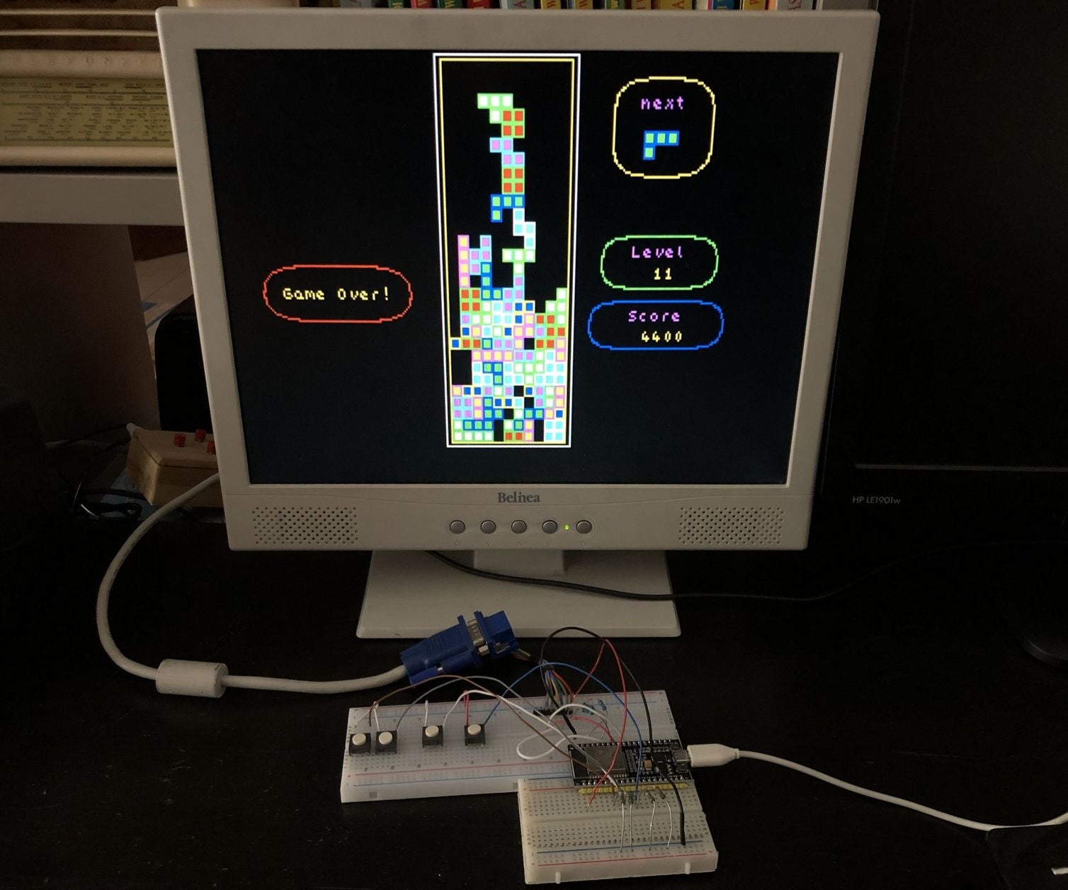 Esp32 Vga Tetris 3 Steps Instructables
