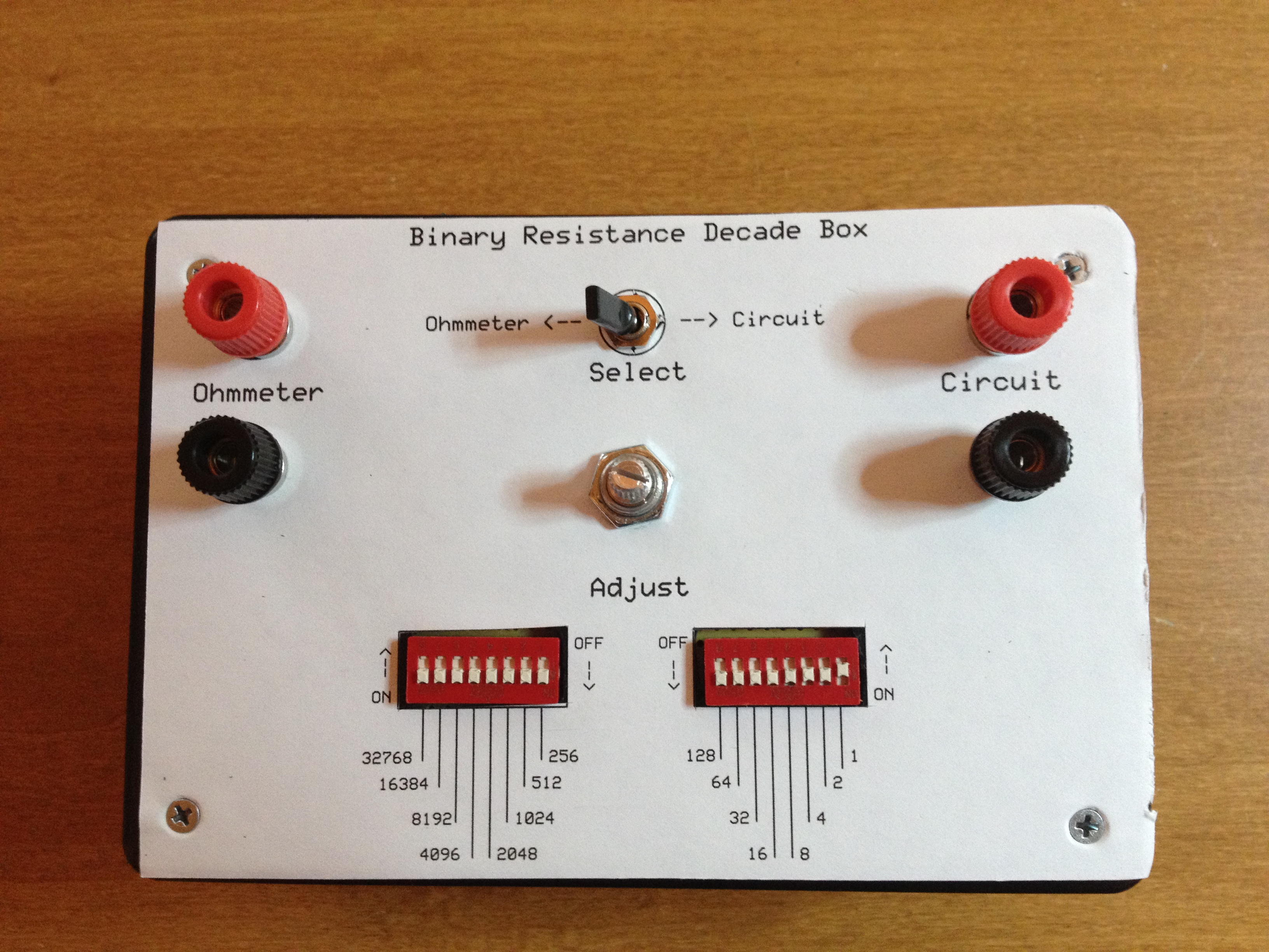 Binary Resistance Decade Box : 6 Steps (with Pictures) - Instructables