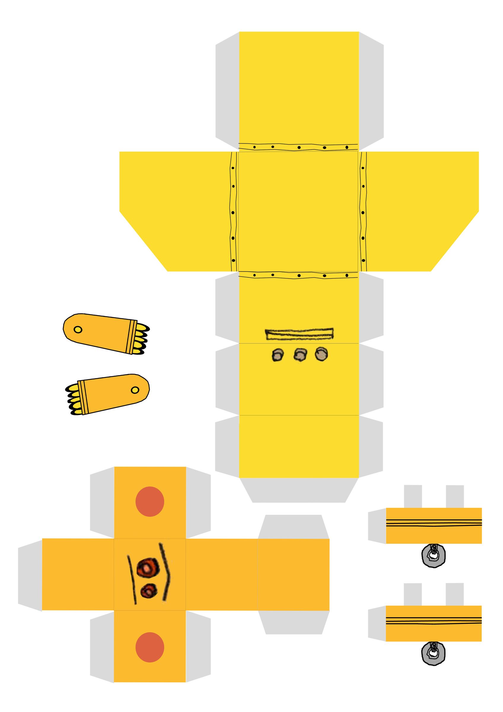 Instructables Robot -- Paper Model : 8 Steps (with Pictures) - Instructables