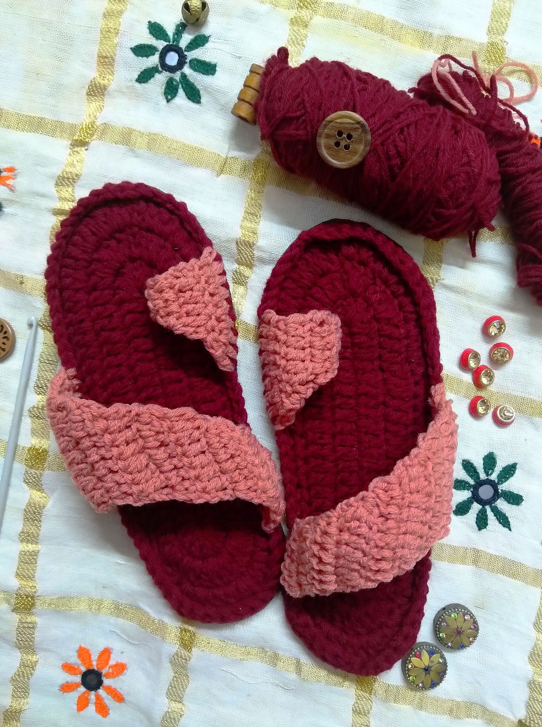 Crochet Sandals : 13 Steps (with Pictures) - Instructables