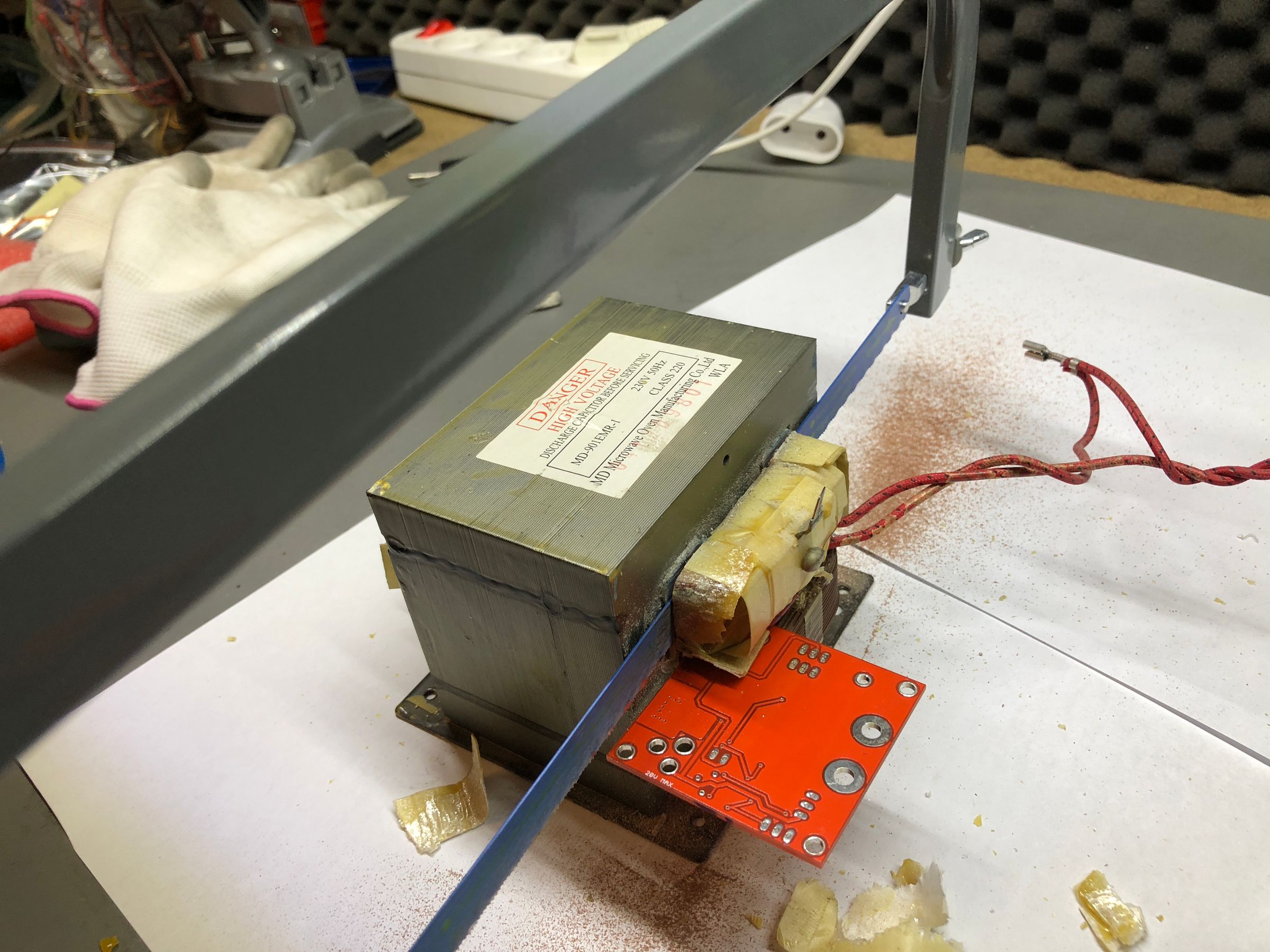 Building a Spot Welding Machine From a Microwave Oven Transformer : 7 ...