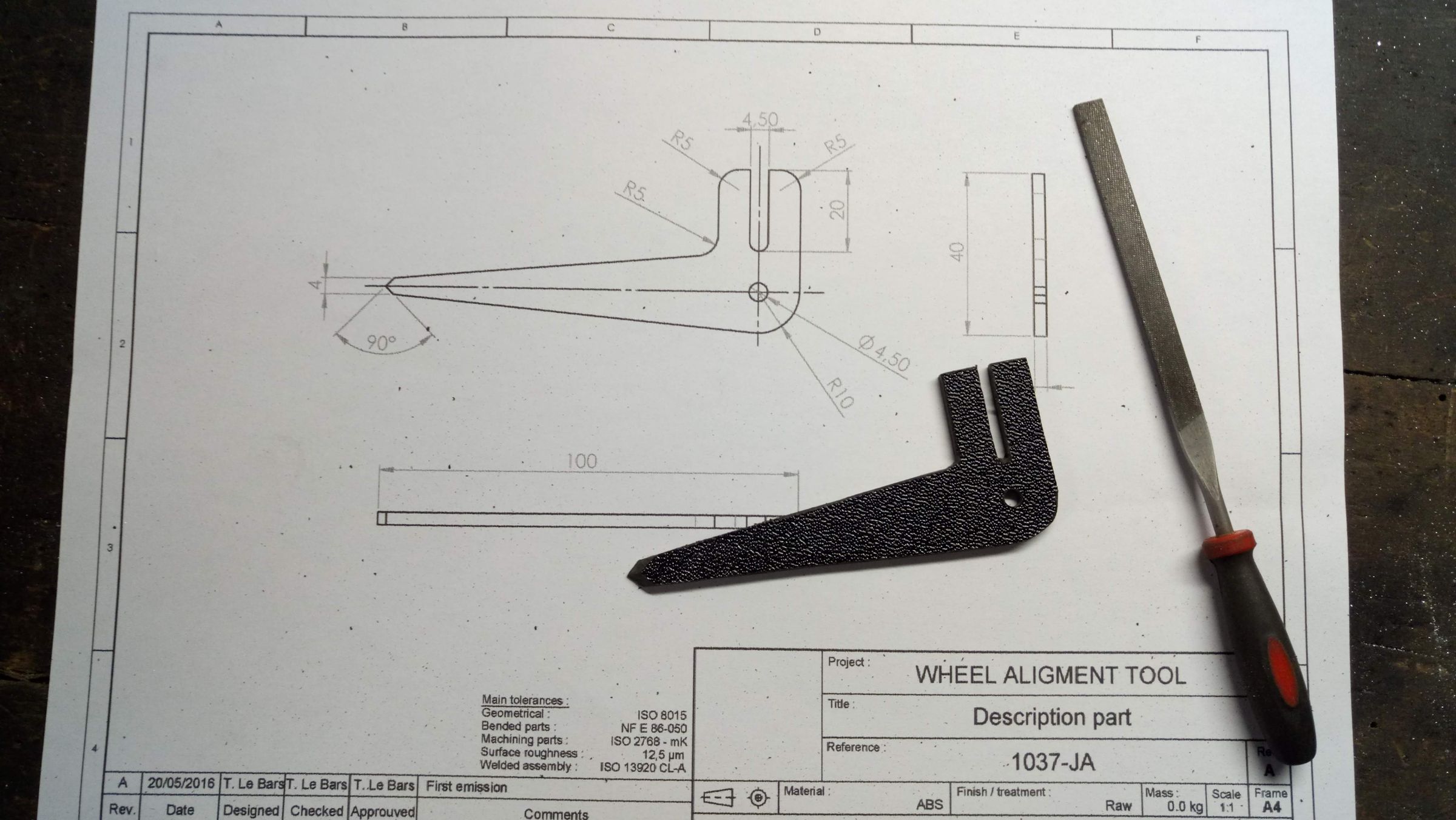 Wheel Alignment Tool - "BUILD a TOOL" Contest : 9 Steps (with Pictures ...