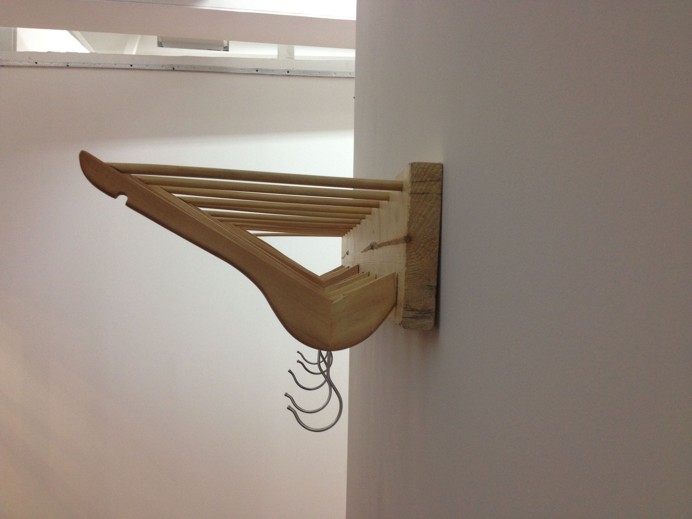 Recycled Coat Hanger Coat Rack : 5 Steps (with Pictures) - Instructables