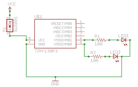 Flameless Candle From an Attiny13 : 4 Steps - Instructables