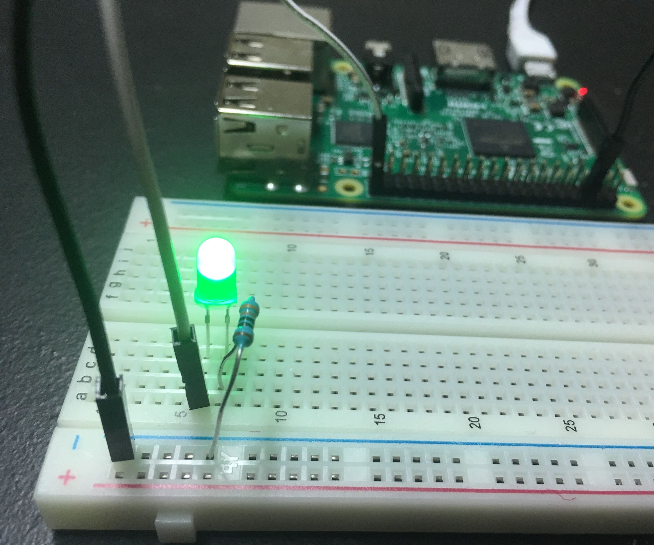 Control LED Using Raspberry Pi GPIO : 4 Steps - Instructables Control LED Using Raspberry Pi GPIO : 4 Steps - Instructables