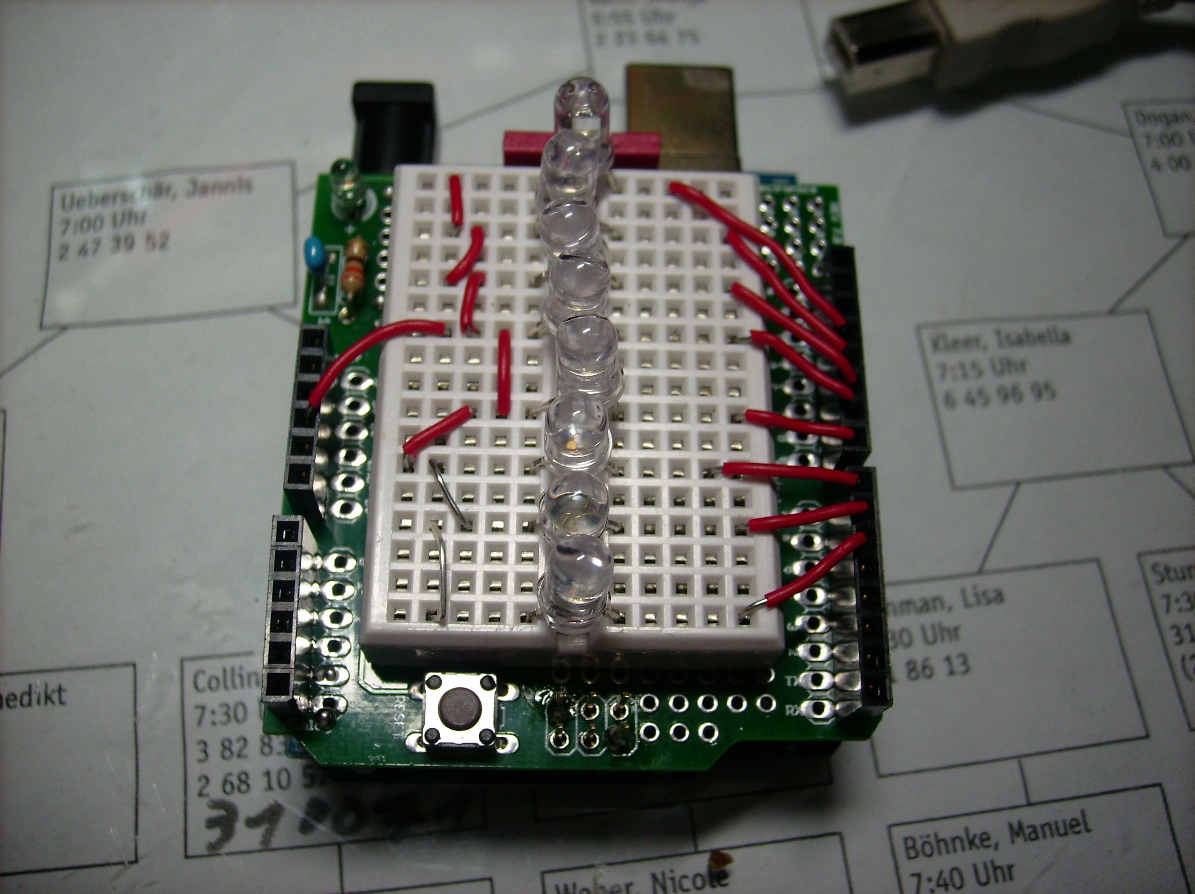 Led + Arduino "running Light" (very Simple, Good for Beginners) : 3 ...