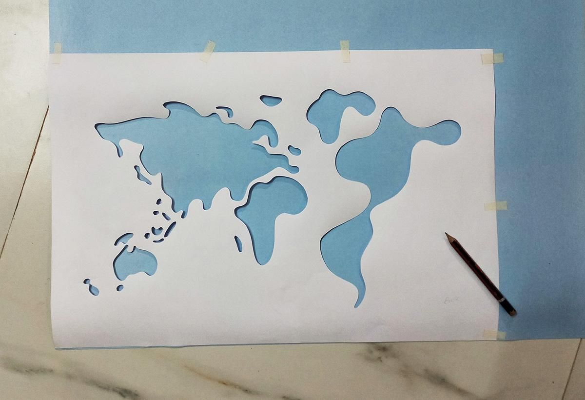 Topographic World Map Art : 11 Steps (with Pictures) - Instructables