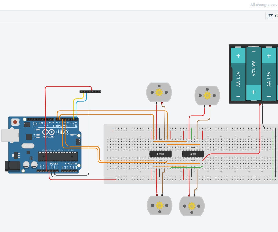 Custom Motor Driver Shield for Arduino Uno(4 Motors) : 3 Steps ...