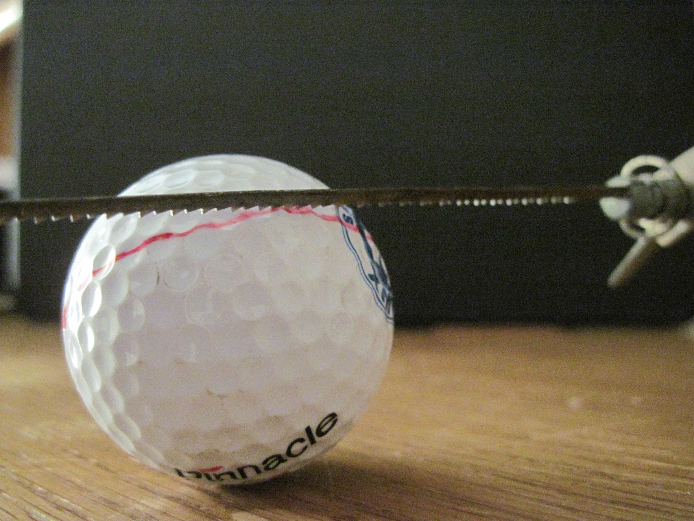 How to Cut Off the Outer Shell of a Golf Ball : 3 Steps - Instructables