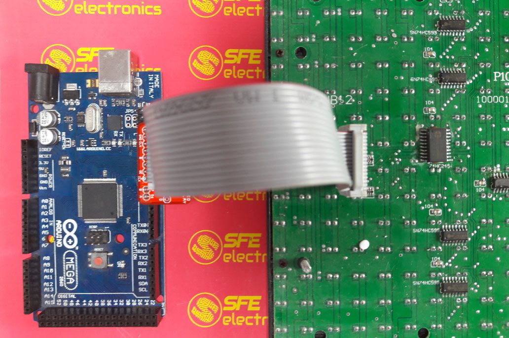 Display Text at P10 LED Display Using Arduino : 5 Steps (with Pictures ...