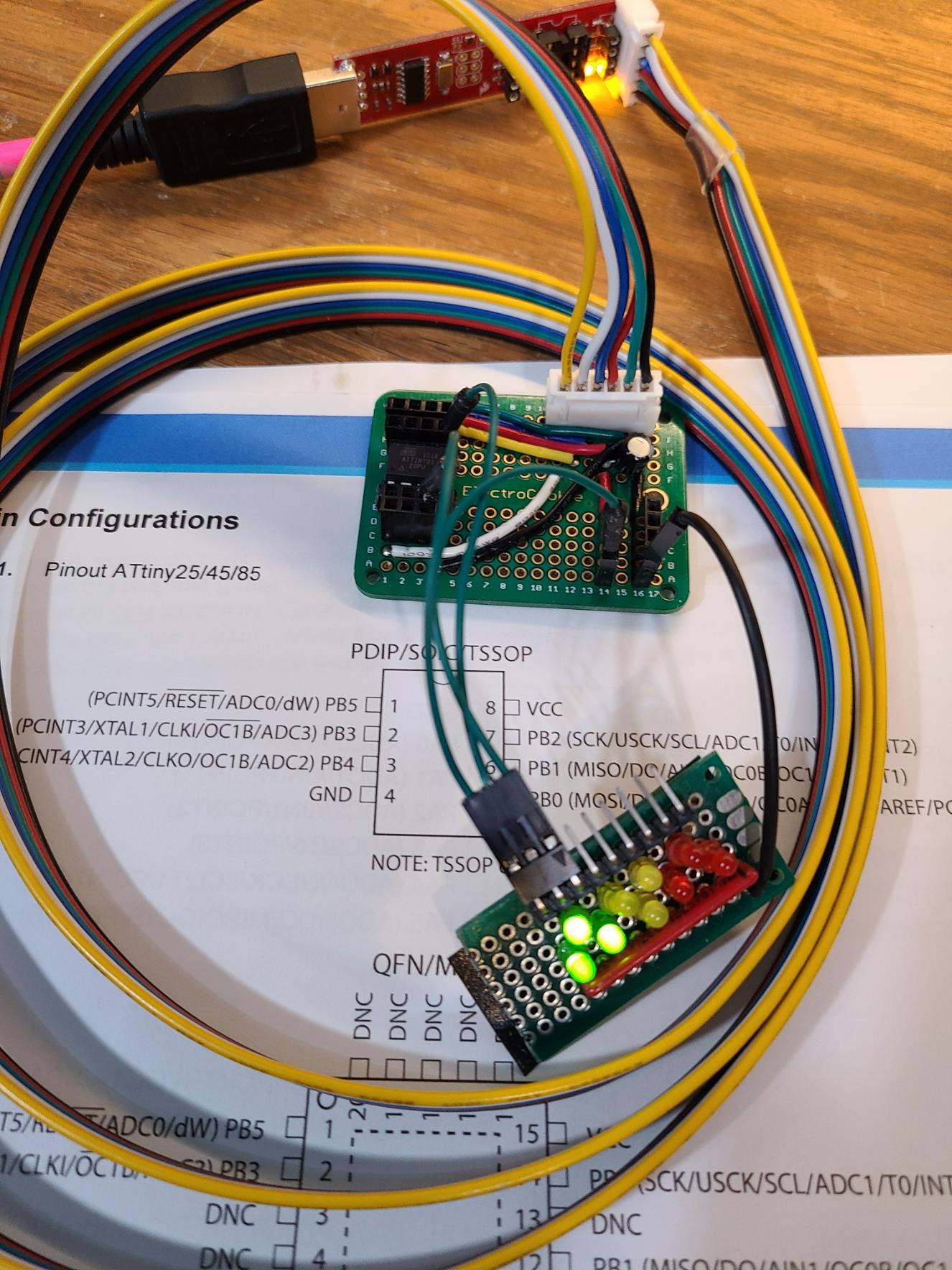 Attiny85, Attiny84 and Atmega328 Programming Boards for Use With ...