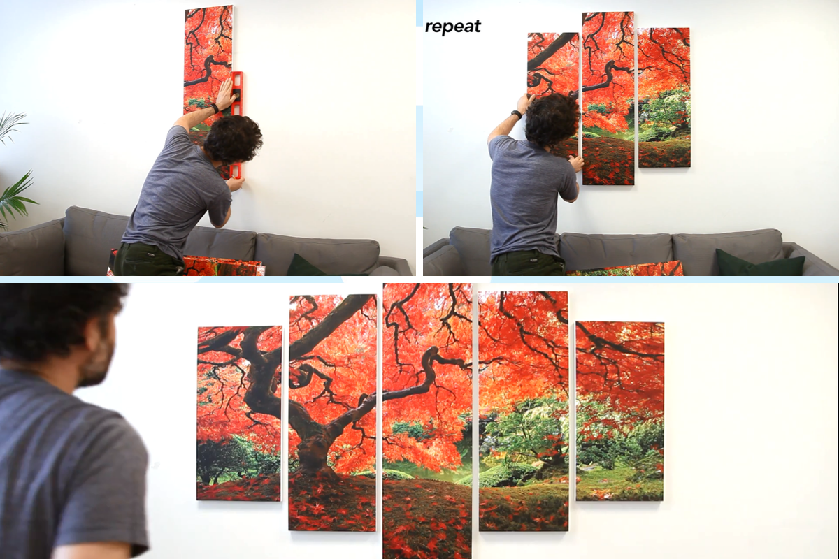 How to Hang a Multi-panel Wall Art the Easy Way : 6 Steps - Instructables