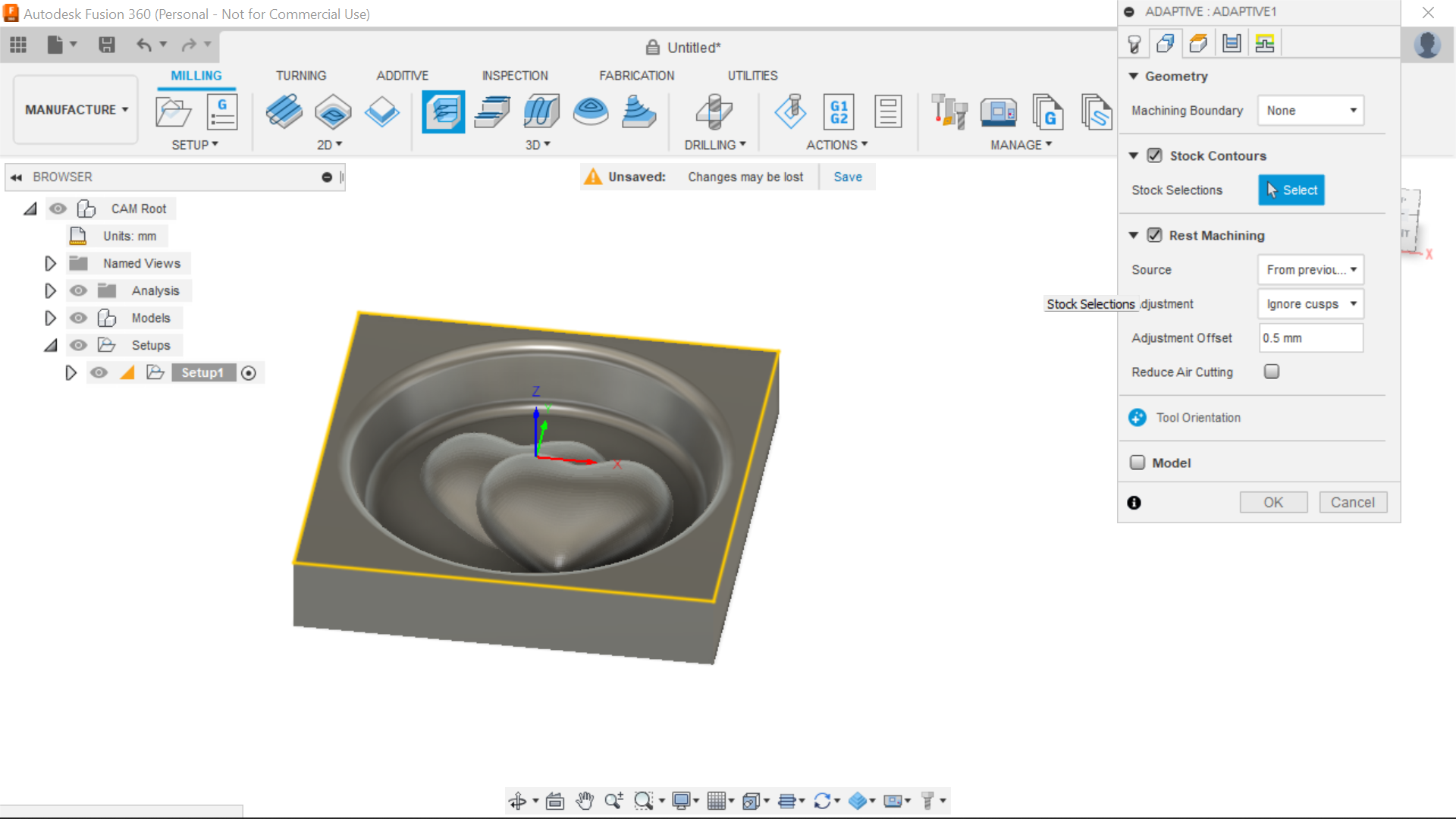 2 Hearts in Oak Flooring Off-Cut With Fusion 360 : 7 Steps (with ...