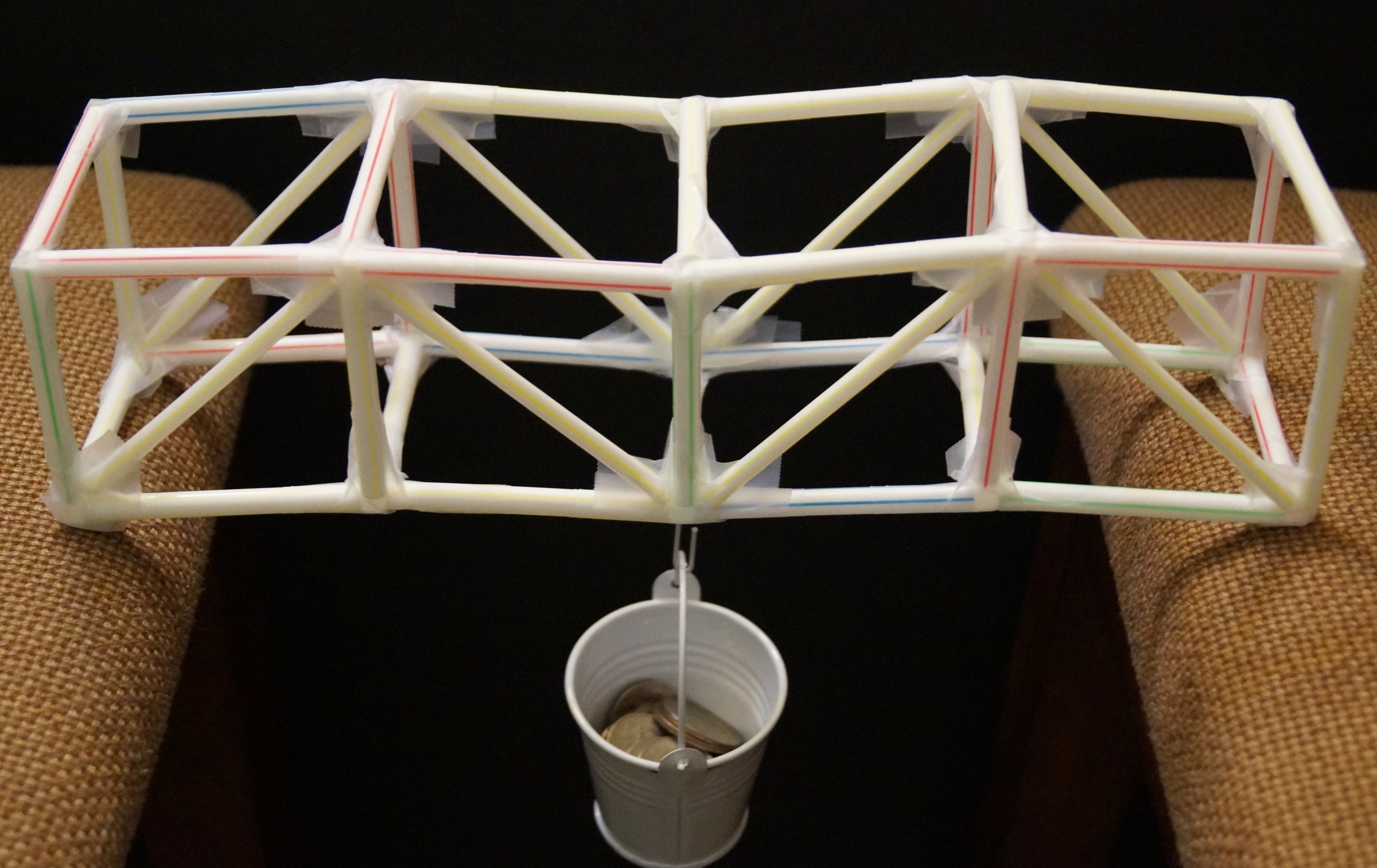 Truss Bridge 2 – Straws & Tape (A Challenge Project) : 6 Steps ...