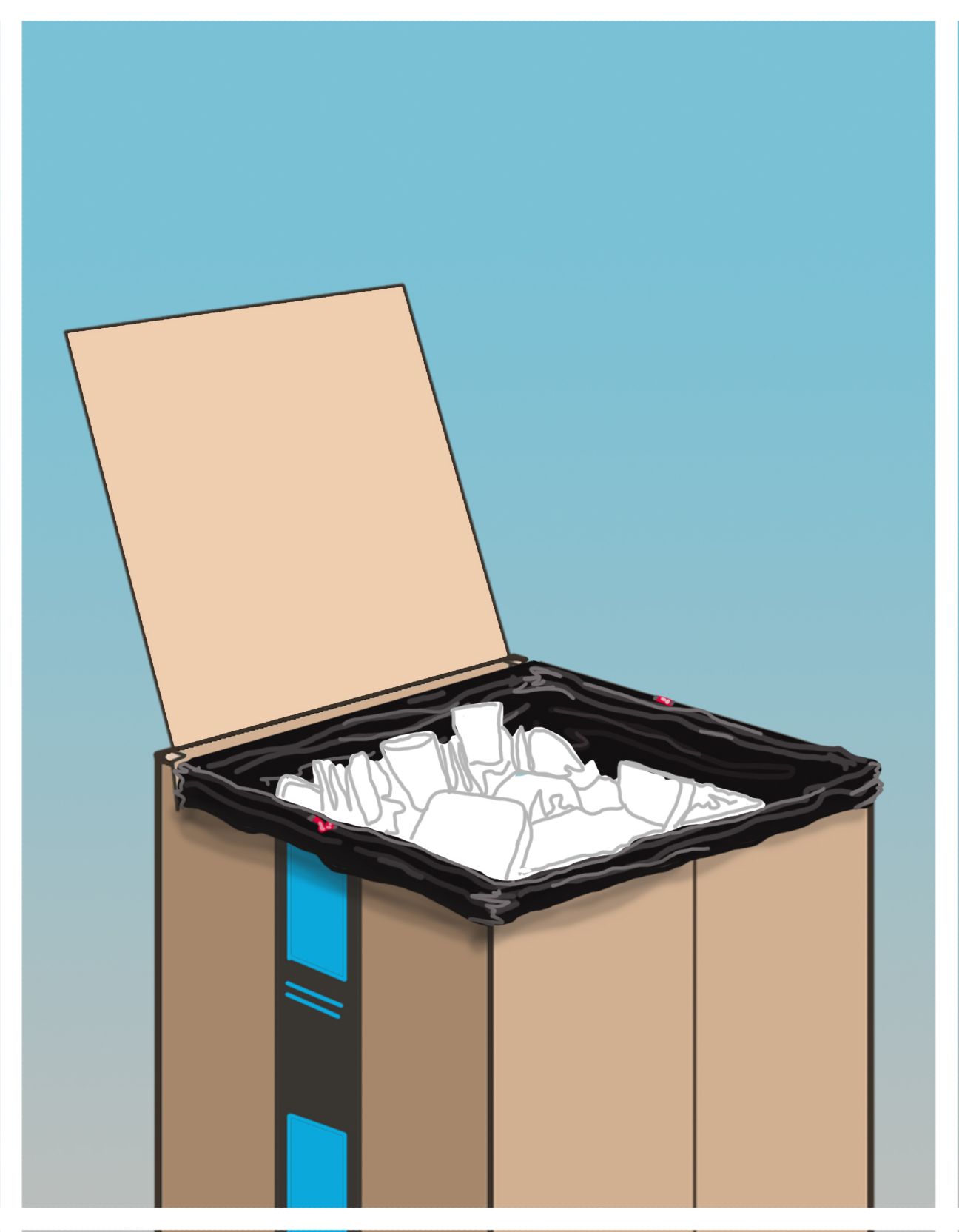 Cardboard Box Garbage Can : 9 Steps - Instructables