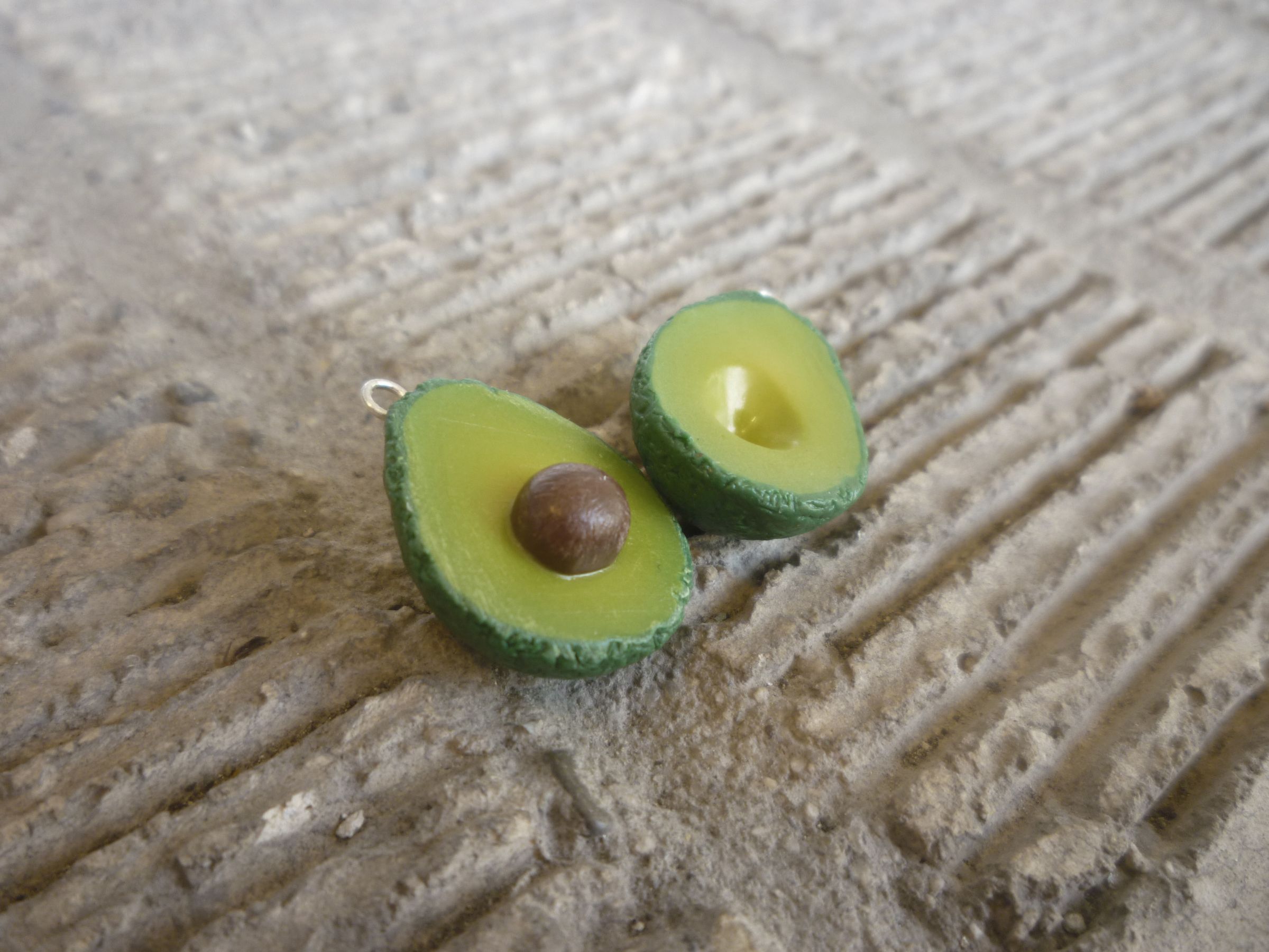 Polymer Clay Miniature Avocados (with Skinner Blend Instructions) : 6 ...