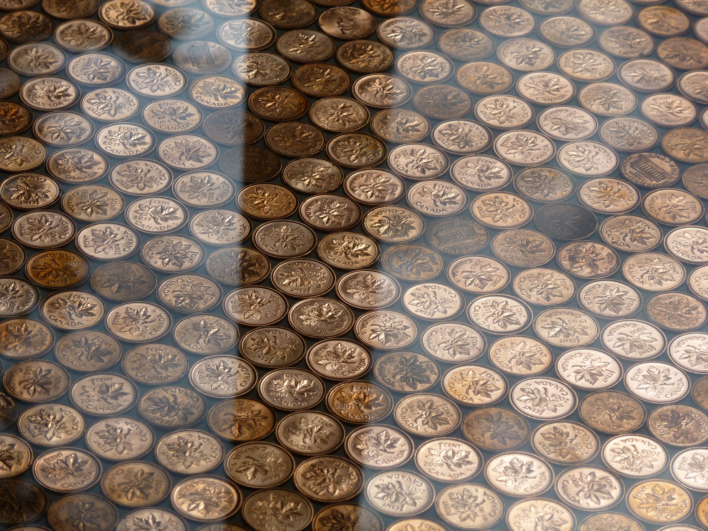 PENNY TABLE : 4 Steps (with Pictures) - Instructables