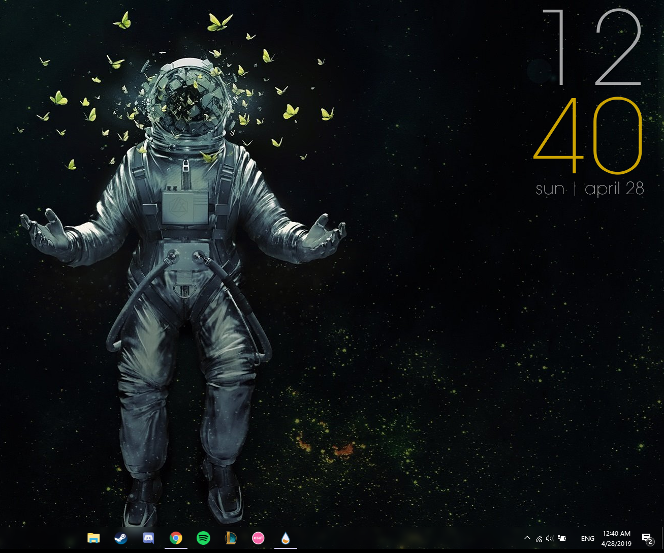 Rainmeter - Setting Up a Minimal Desktop (Win 10) : 30 Steps ...