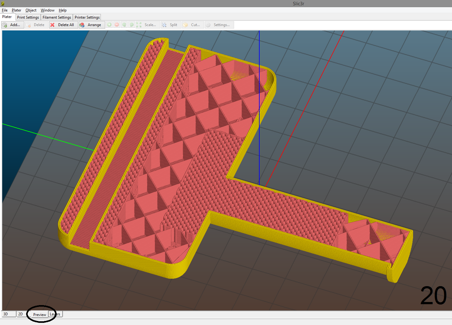 Change Infill Density in a Specific Section on a 3D Model for 3D ...