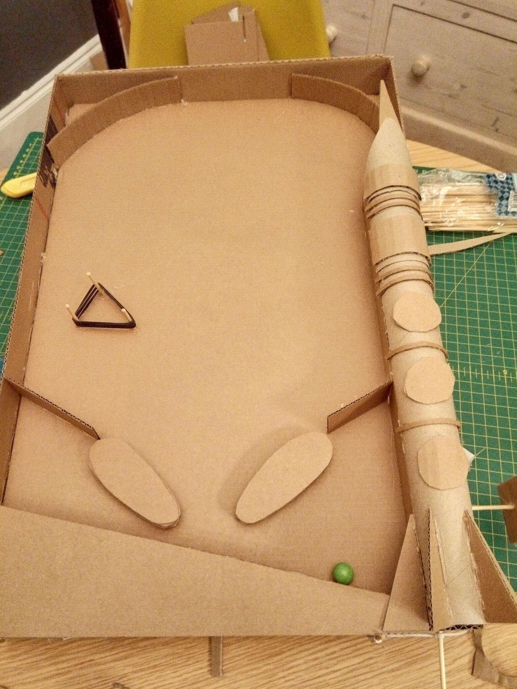 Space Pinball Machine (cardboard) : 10 Steps - Instructables