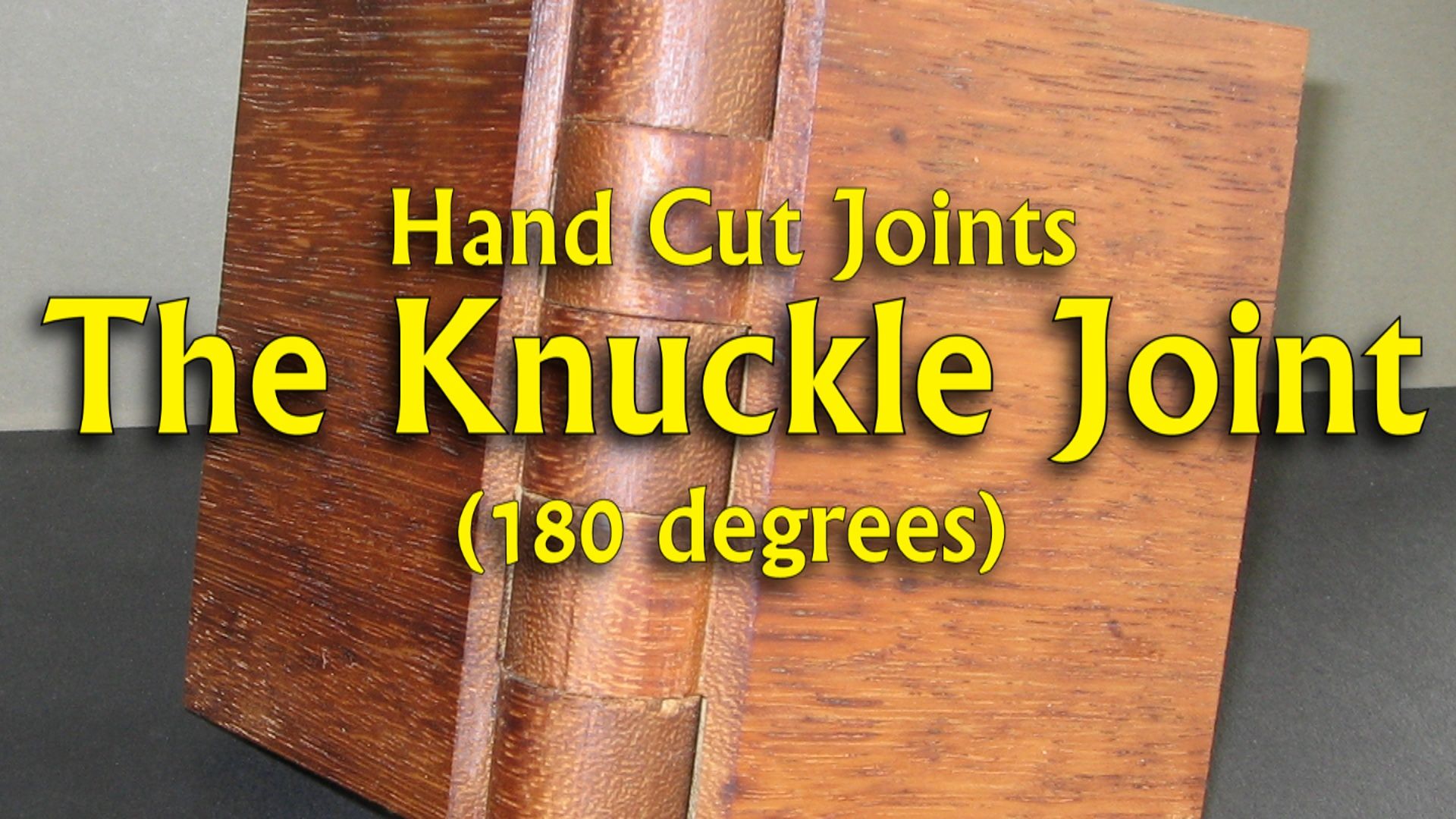 Make a Nuckle Joint : 16 Steps (with Pictures) - Instructables