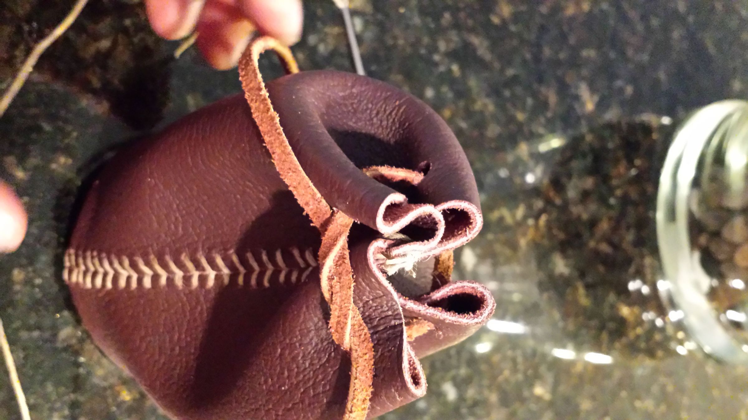 Skyrim Inspired Leather Coin Pouch/Dice Bag : 7 Steps (with Pictures ...