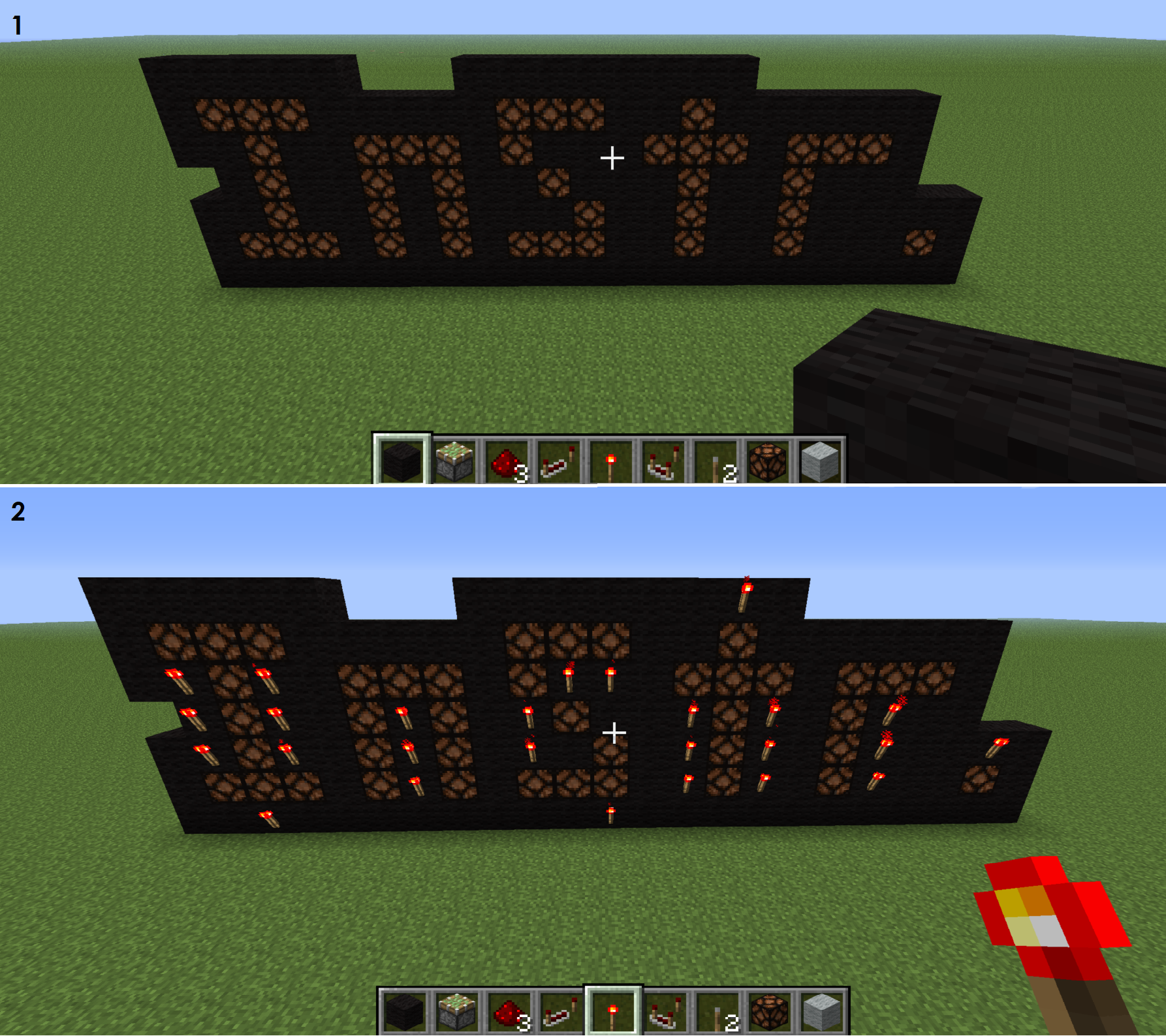 Sequential Sign/Display in Minecraft : 9 Steps - Instructables