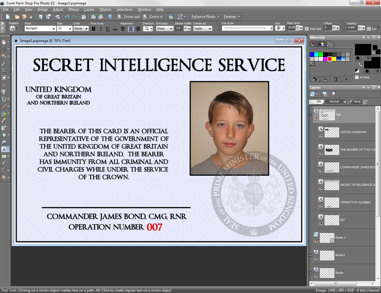 Make Your Own James Bond 007 ID Card : 16 Steps - Instructables