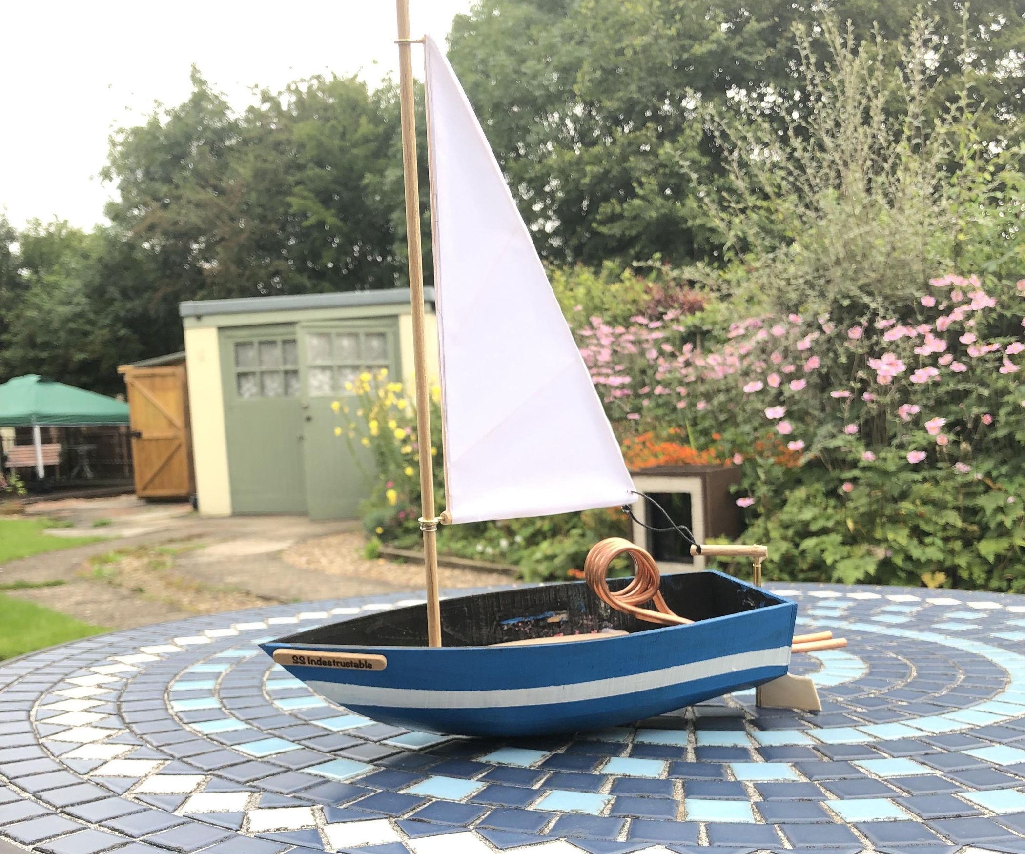 Pop Pop Steam Boat Update 01/09/2021 Dinghy STL Added. : 3 Steps (with ...