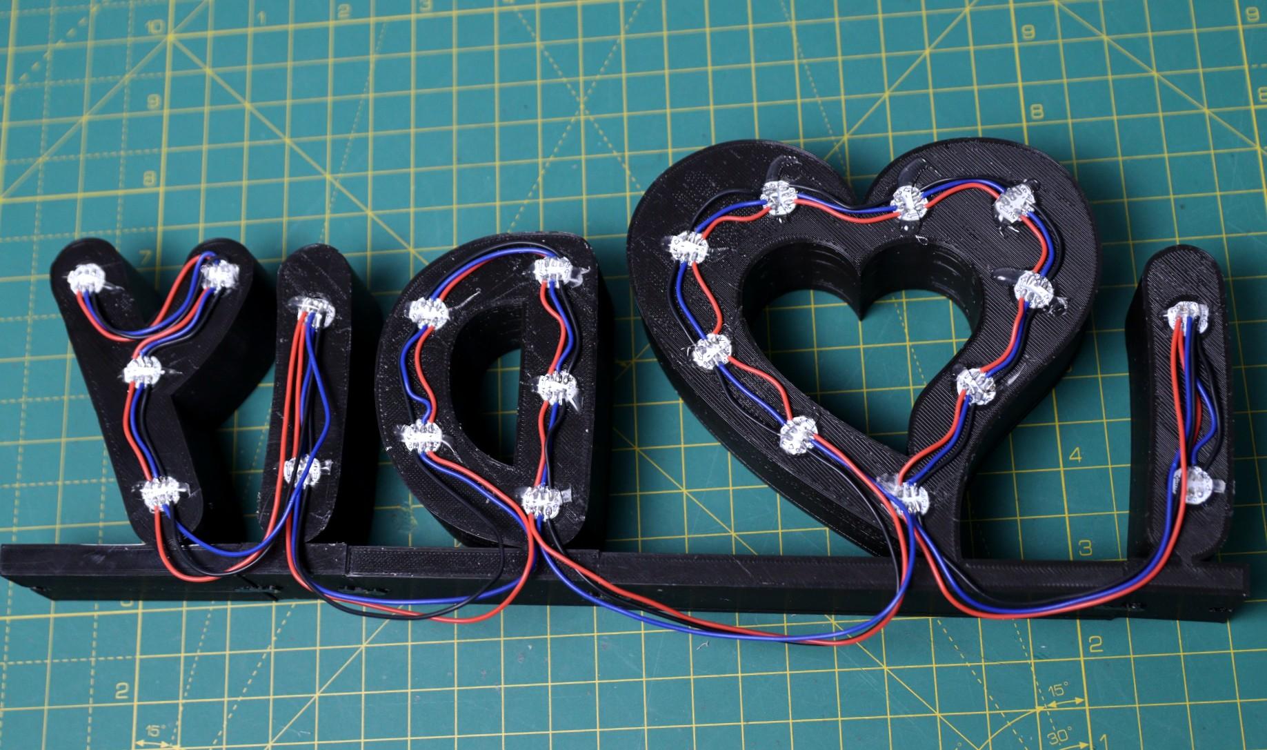 DIY 3D Printed LED Sign Board : 17 Steps (with Pictures) - Instructables