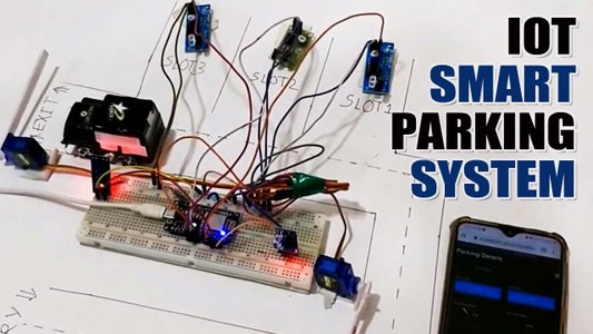 Iot Based Smart Parking System Using Nodemcu Esp8266 5 Steps Instructables