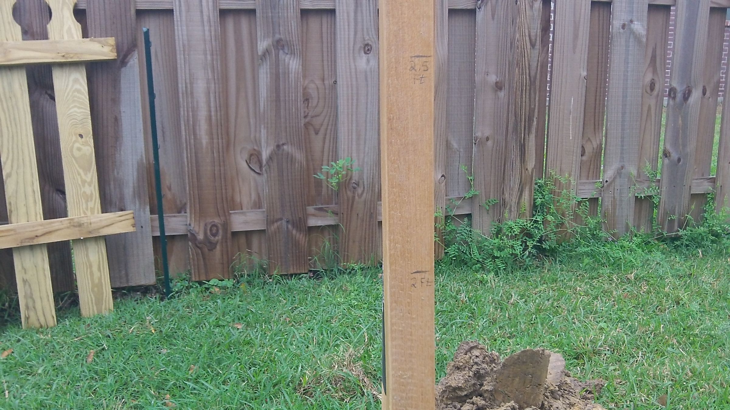 Building a Semi-Permanent Fence : 6 Steps - Instructables