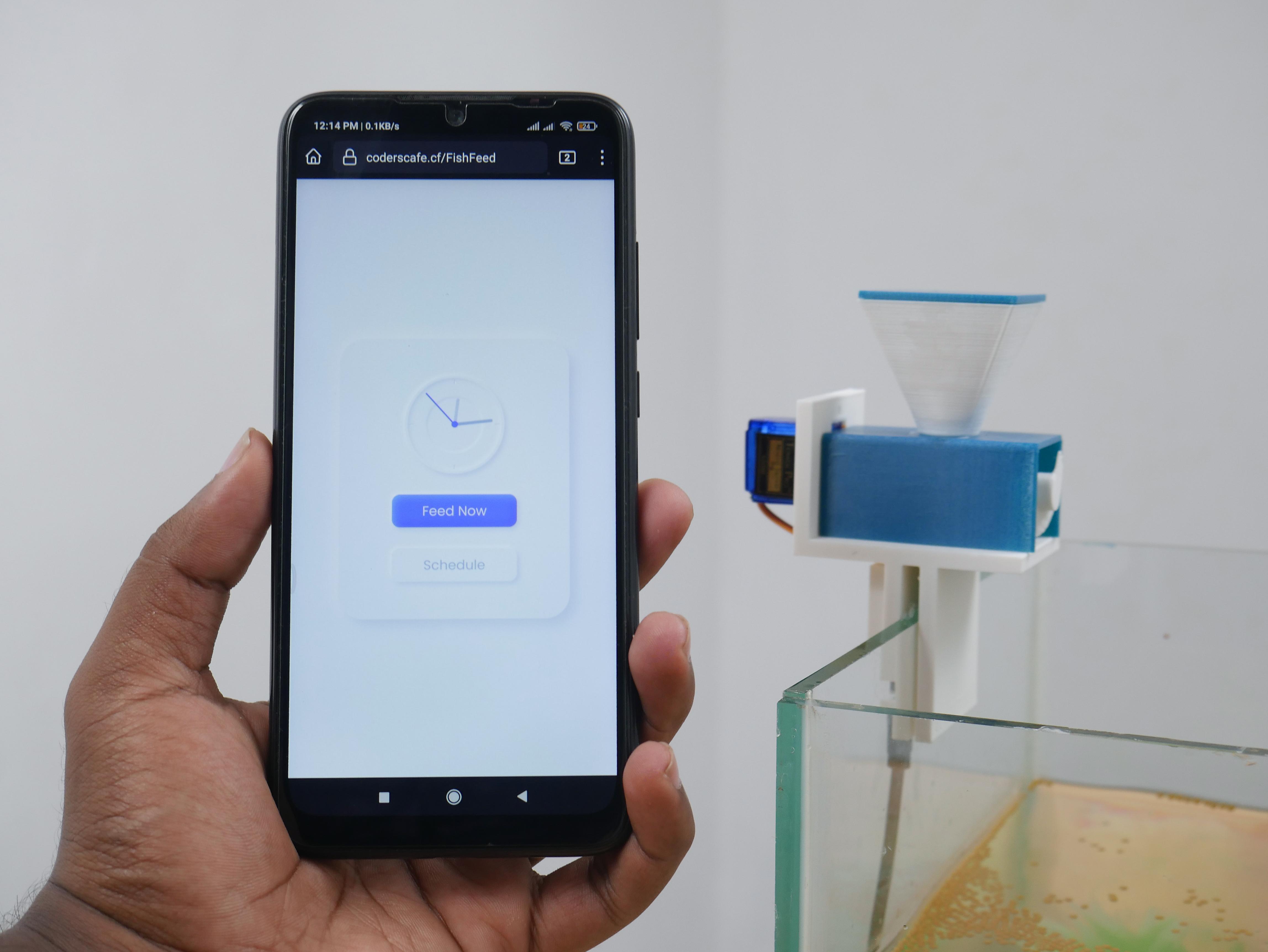 Aquassist : DIY Automatic Fish Feeder With Companion App : 10 Steps ...