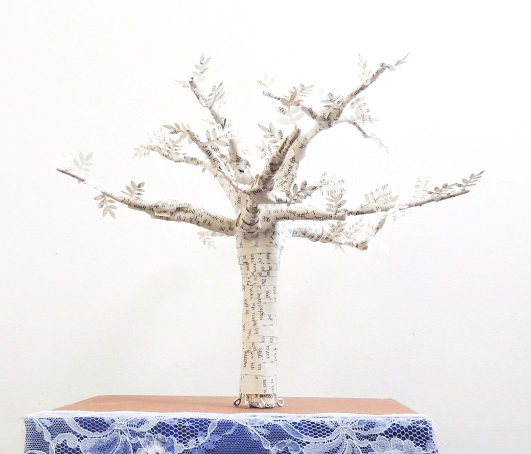 3D Book Page Tree Sculpture : 9 Steps (with Pictures) - Instructables