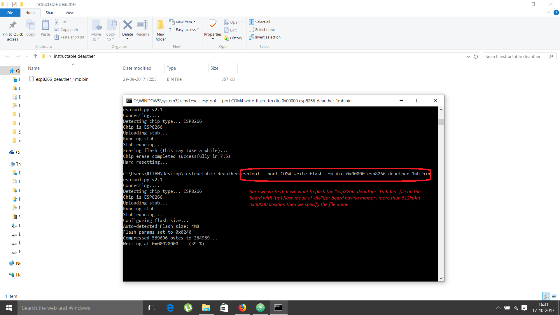 ESP8266 (NodeMCU) Based Portable Deauther and Beacon Attacker Using Command Prompt : 4 Steps ...