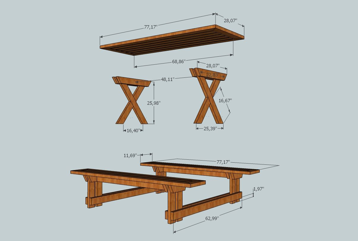 Picnic Table : 6 Steps (with Pictures) - Instructables