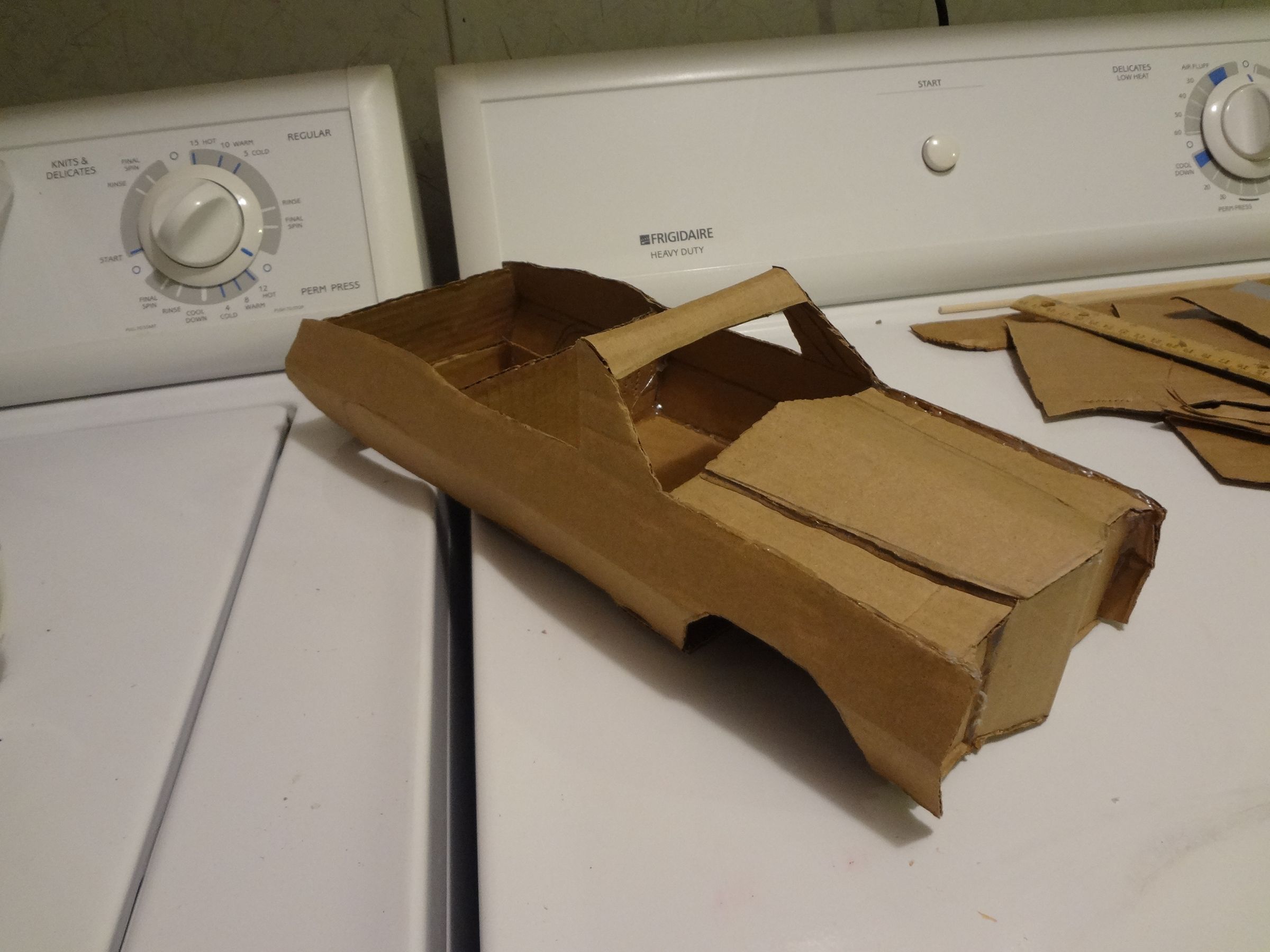 Paper Mache Cardboard Car. : 7 Steps (with Pictures) - Instructables