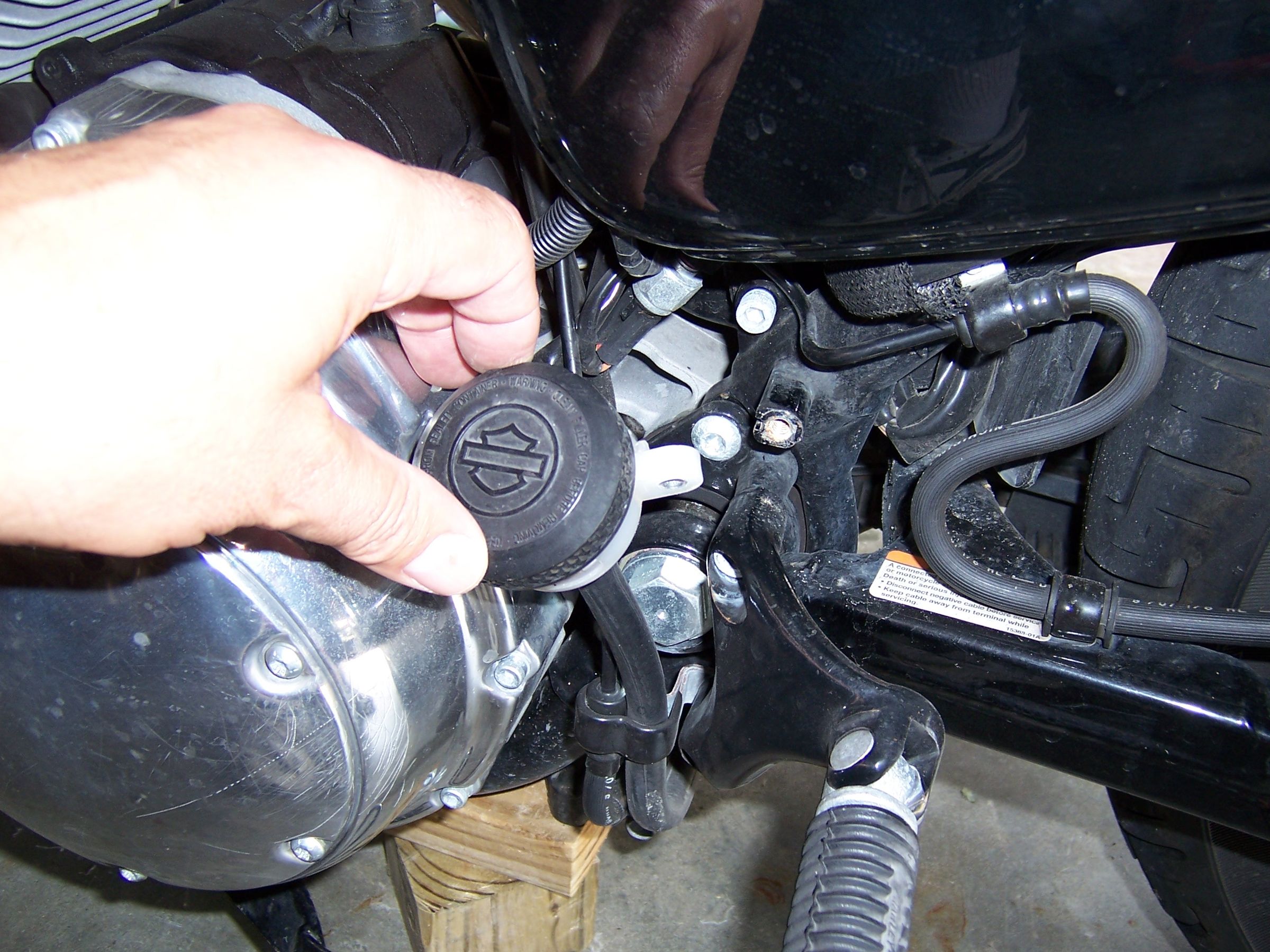 Sportster Rear Brake Light Switch Replacement : 11 Steps (with Pictures ...