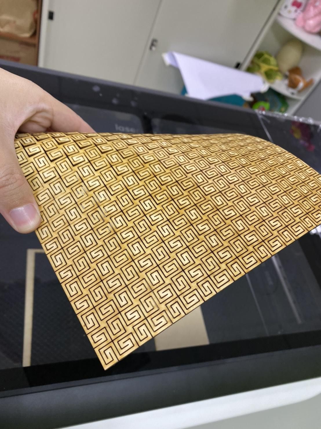 Super Flexible Double Curvature Surface - Laser Cut Plywood (with ...
