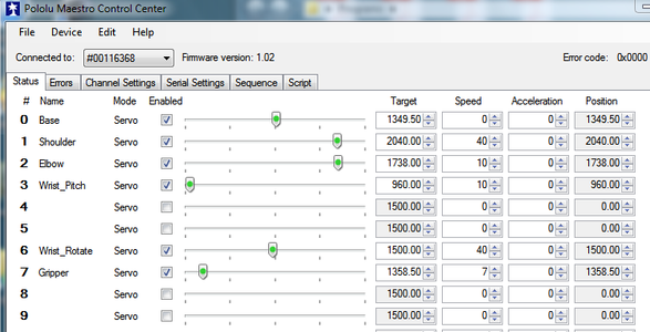 Homemade Robotic Arm Using Standard Parts Using Arduino and a ...