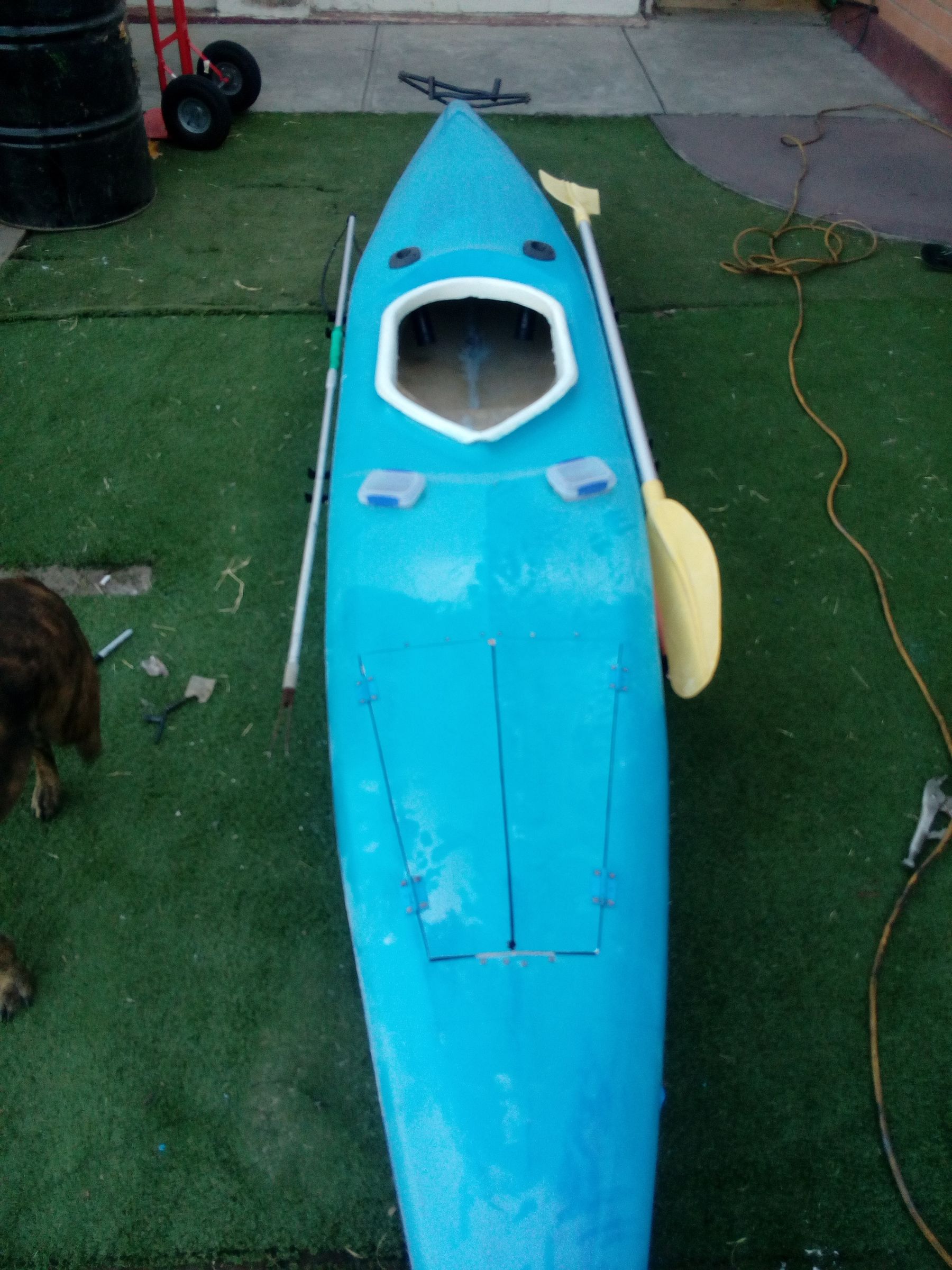 Fishing Kayak With Homemade Outriggers : 7 Steps (with Pictures ...