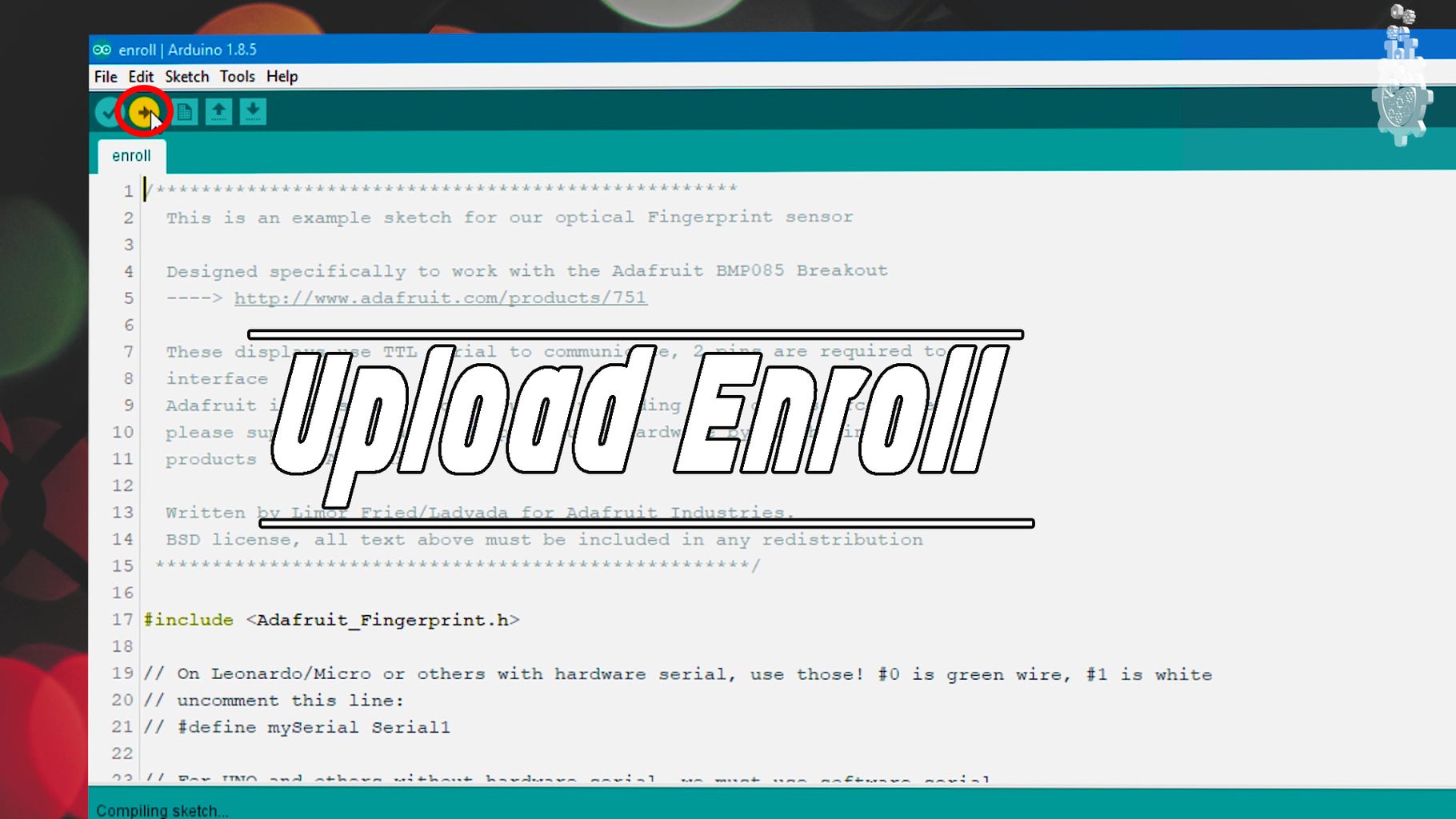 How To Setup Fingerprint Sensor With Arduino 10 Steps With Pictures