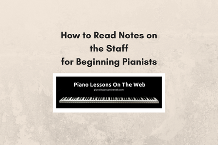 How to Read Notes on the Staff for Beginning Pianists : 5 Steps ...