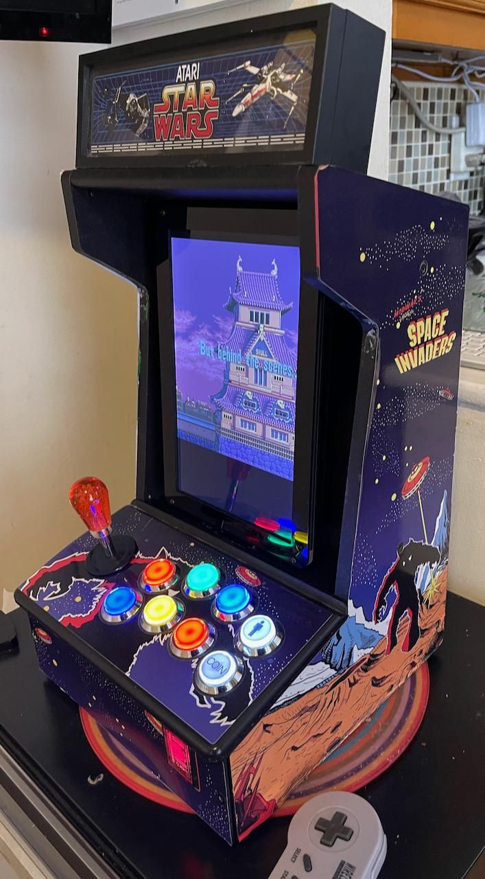 Bartop Mini Retro Arcade - Raspberry Pi and Customised Icade : 12 Steps ...