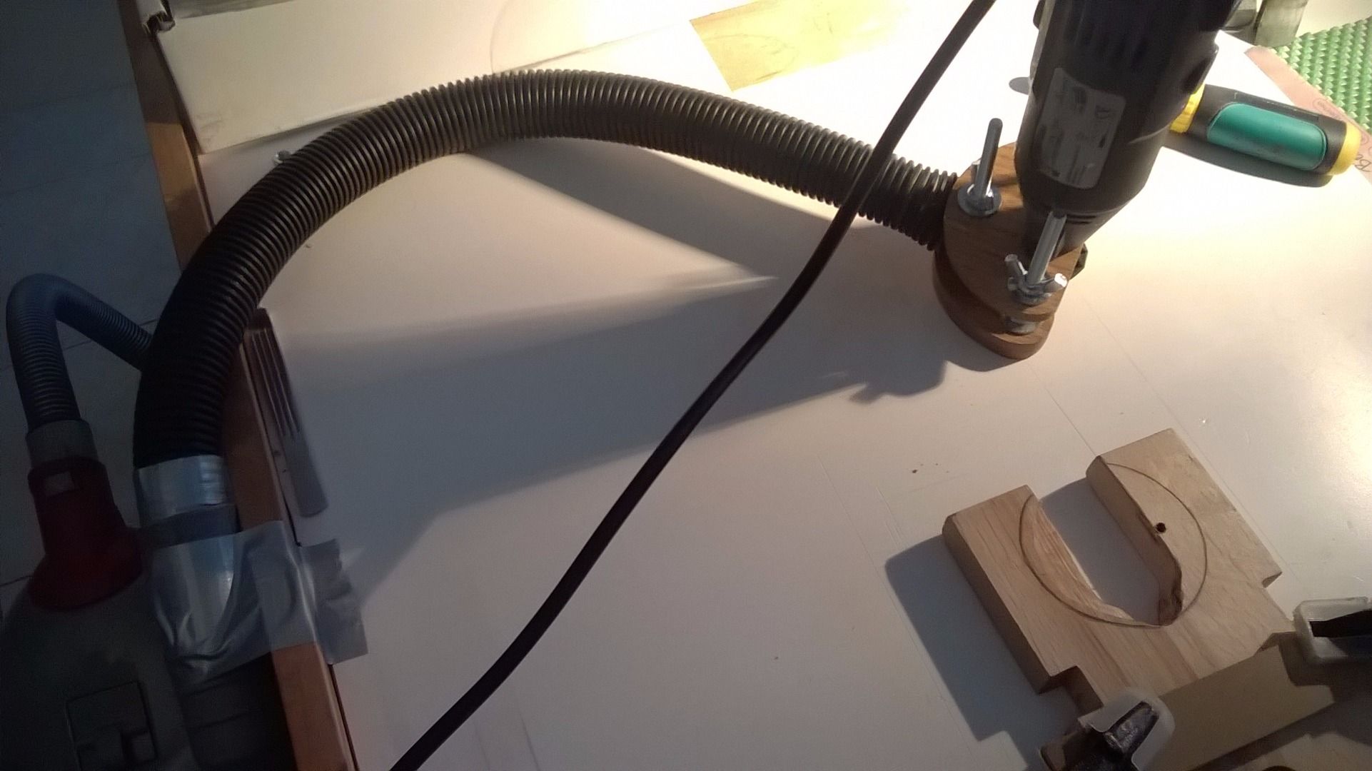 Wooden Precision Mini Router Base for Rotary Tool (with Cardboard ...