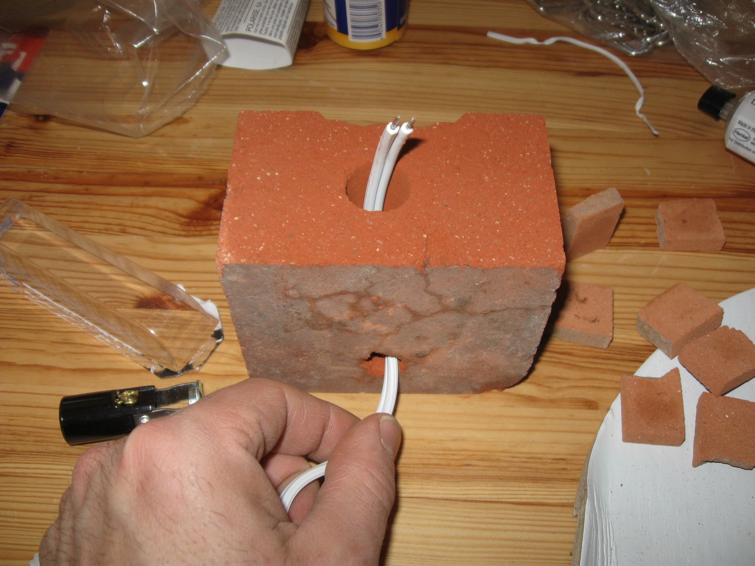 Brick Lamp and Stone Light : 7 Steps (with Pictures) - Instructables