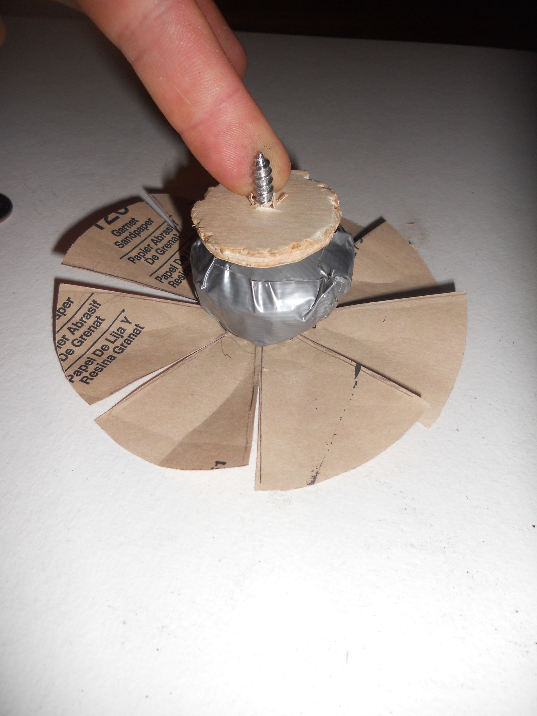 Quick and Dirty Sanding Ball : 8 Steps - Instructables